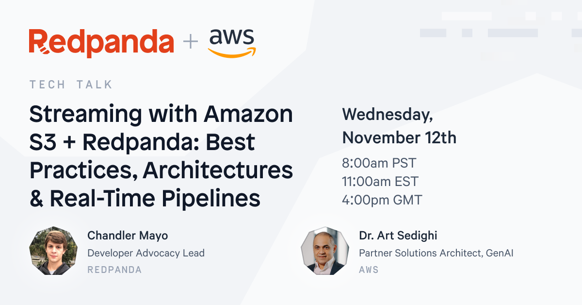 Redpanda for Developers | Build Real-Time Apps Faster